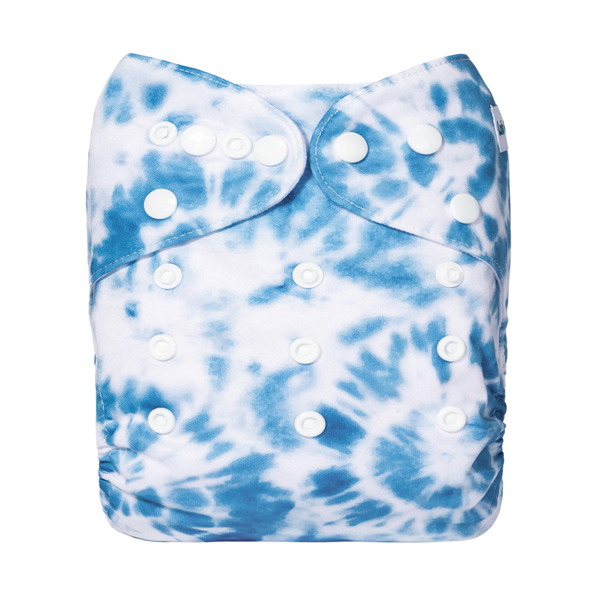 Lulu & Finn Blue Tie Dye Print Modern Cloth Nappy – Nappy Box Co