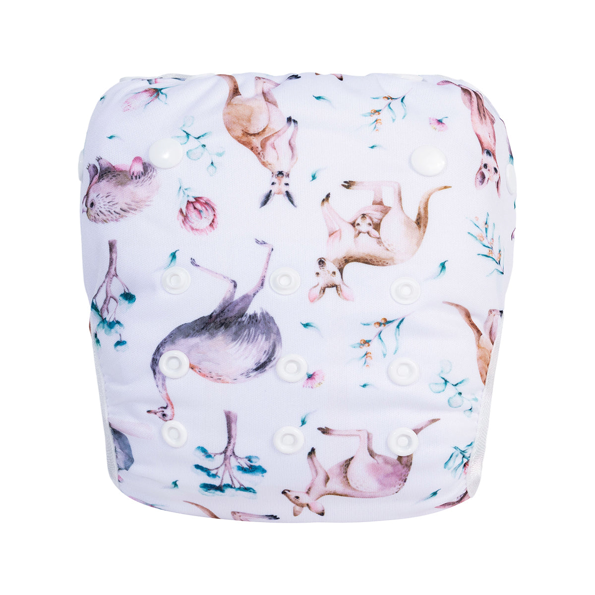 Lulu & Finn Australian Animals Print Modern Cloth Swim Nappy – Nappy Box Co
